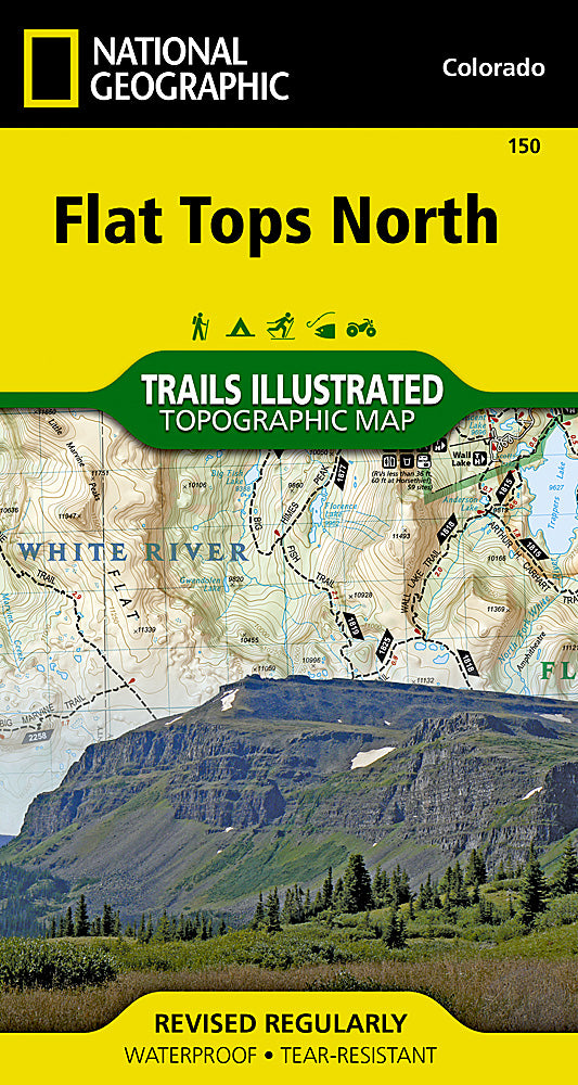150 :: Flat Tops North Map by National Geographic | Avenza Maps