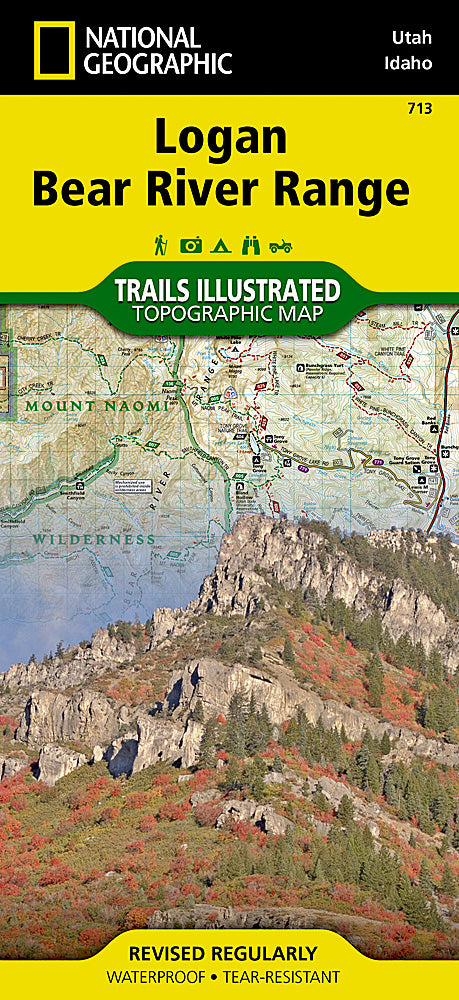 713 :: Logan, Bear River Range Map by National Geographic | Avenza Maps
