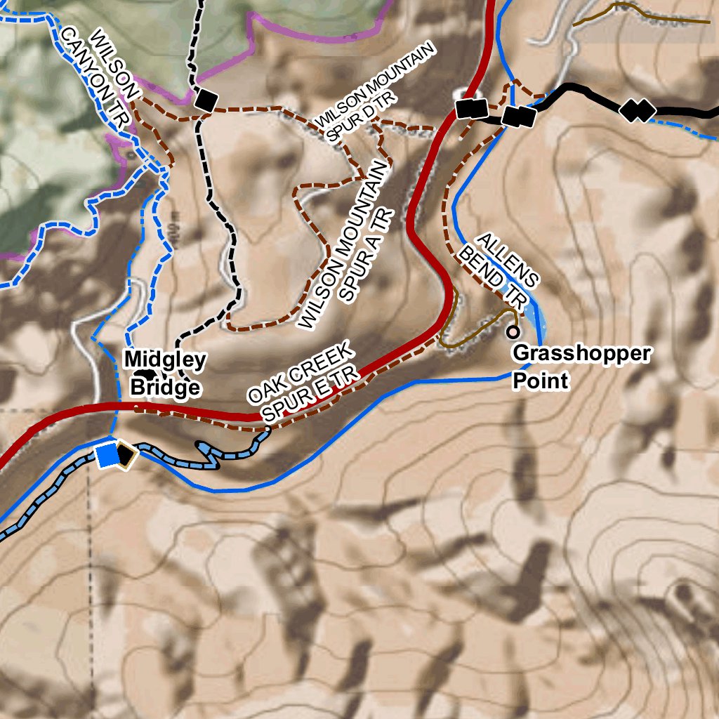Over the Edge Trail Map by Verde Valley Cyclists Coalition | Avenza Maps