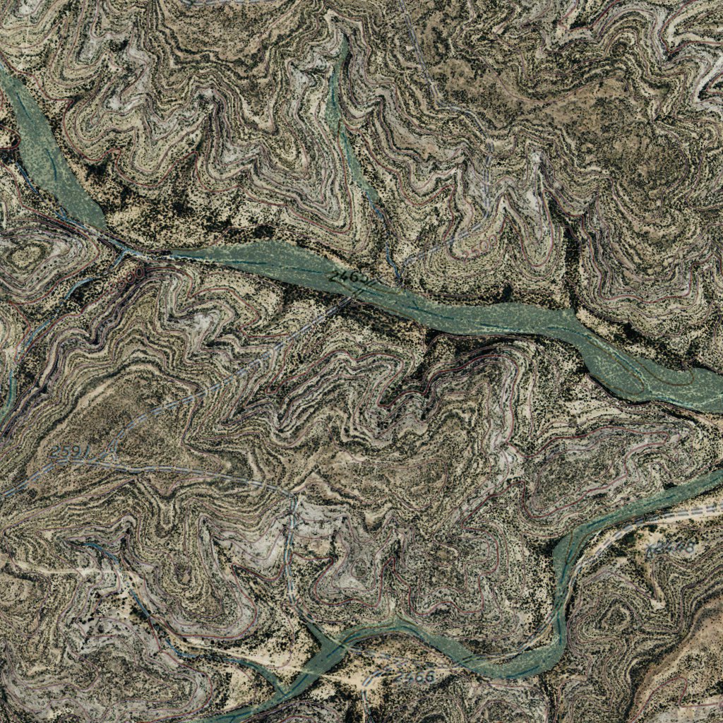 TX-CIRCLE DOT RANCH NE: GeoChange 1968-2012 Map by Western Michigan ...