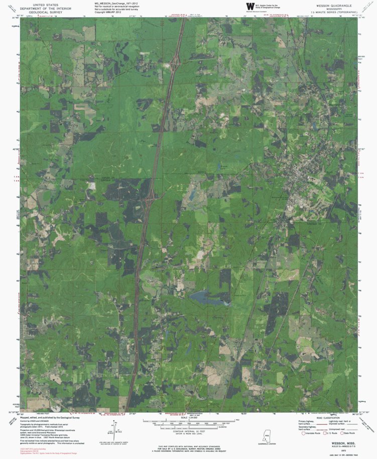 MS-WESSON: GeoChange 1971-2012 Map by Western Michigan University ...