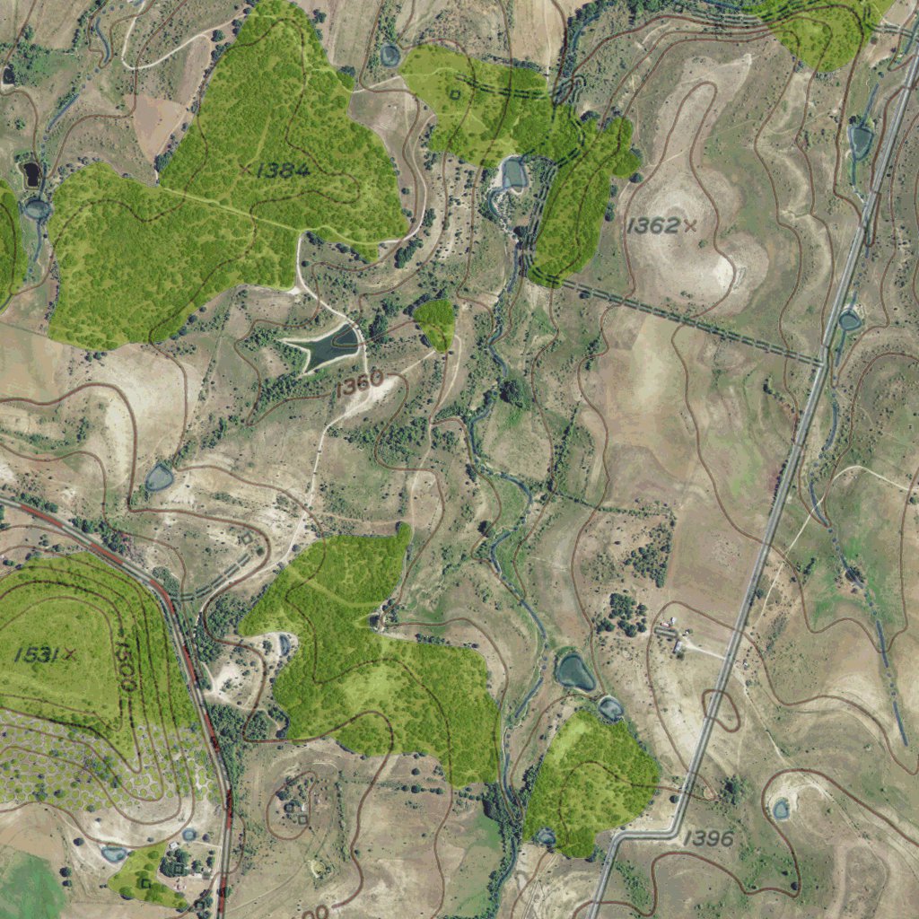 TX-POTTSVILLE: GeoChange 1955-2012.tif Map by Western Michigan ...