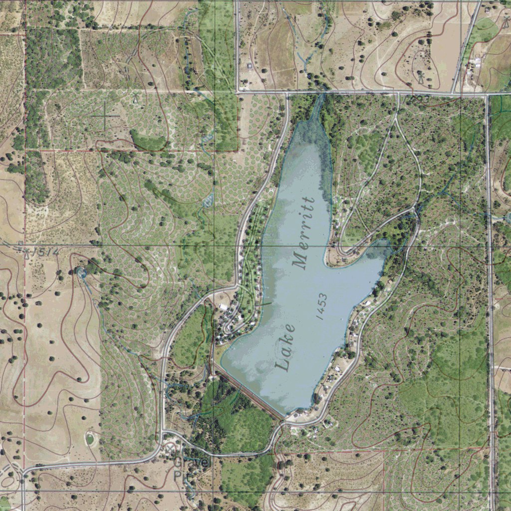 TX-LAKE MERRITT: GeoChange 1975-2012.tif Map by Western Michigan ...
