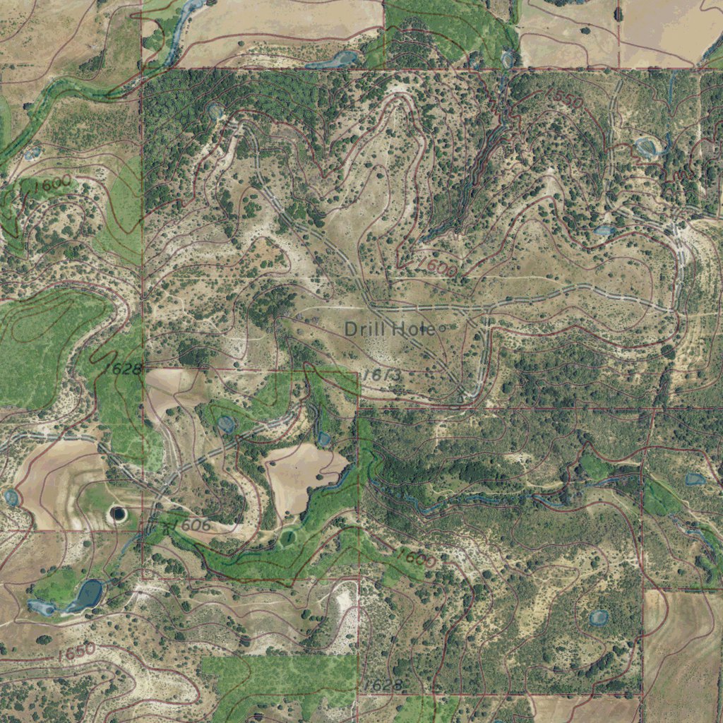 TX-MERCERS GAP: GeoChange 1968-2012.tif Map by Western Michigan ...