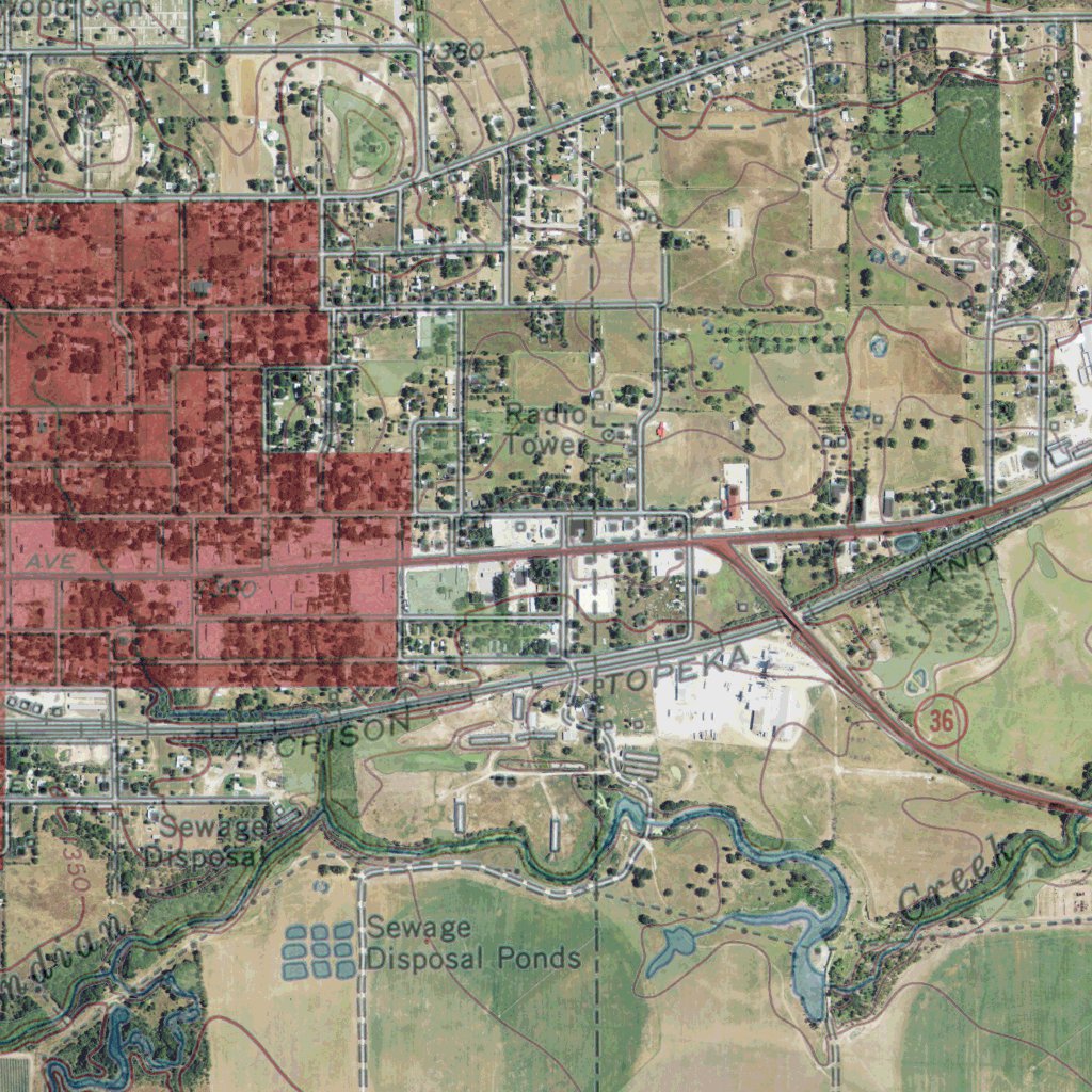 TX-COMANCHE: GeoChange 1968-2012.tif Map by Western Michigan University ...