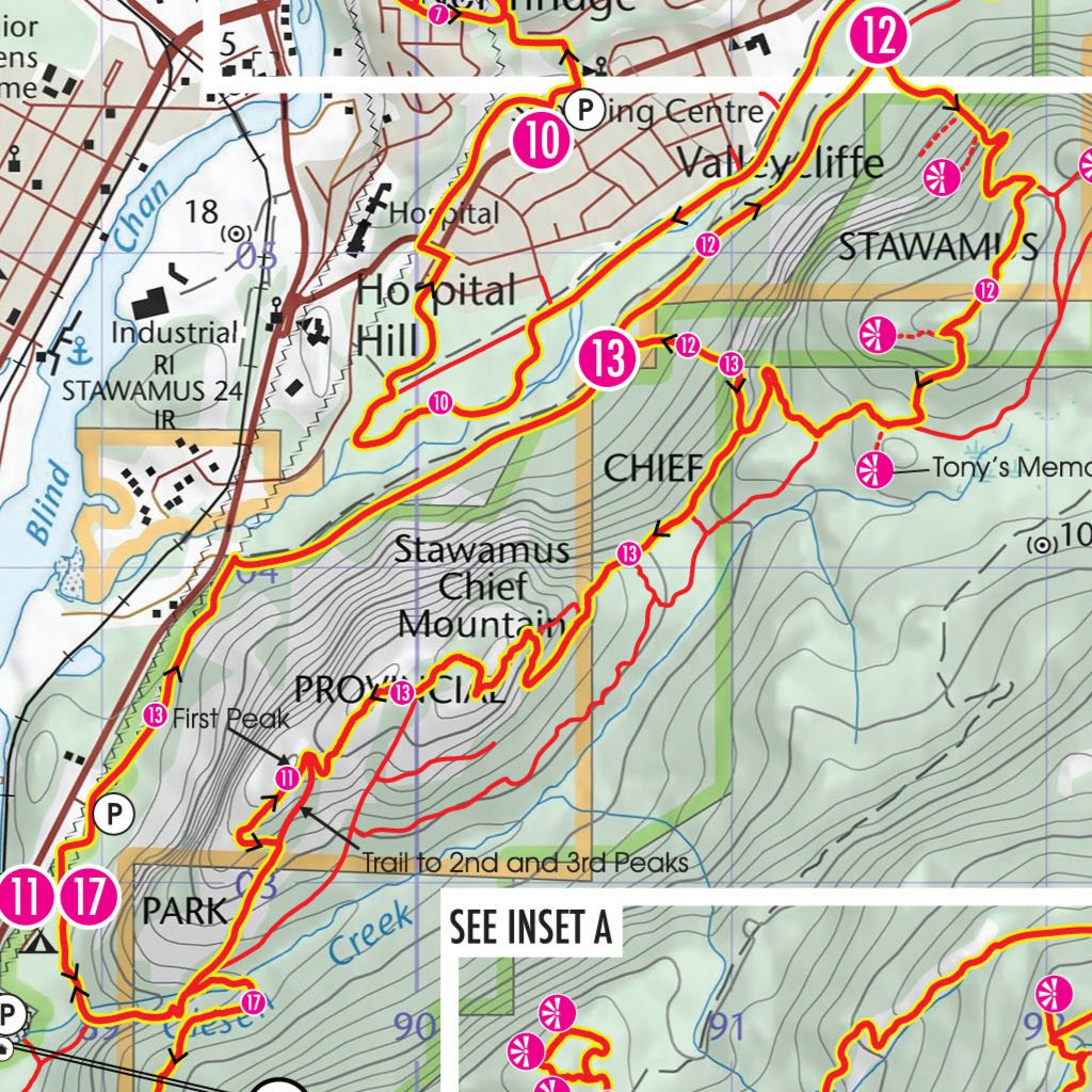 Squamish-Hiking-Map by Canadian Map Makers | Avenza Maps