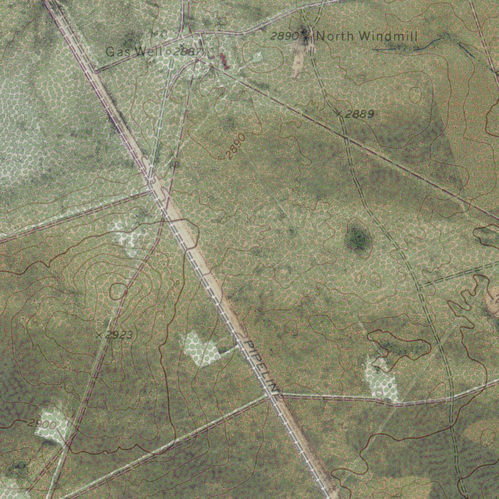 TX-CHEYENNE DRAW SE: GeoChange 1968-2012 Map by Western Michigan ...