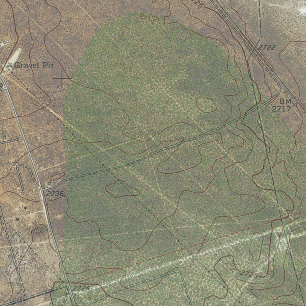 TX-PYOTE NE: GeoChange 1967-2012 Map by Western Michigan University ...