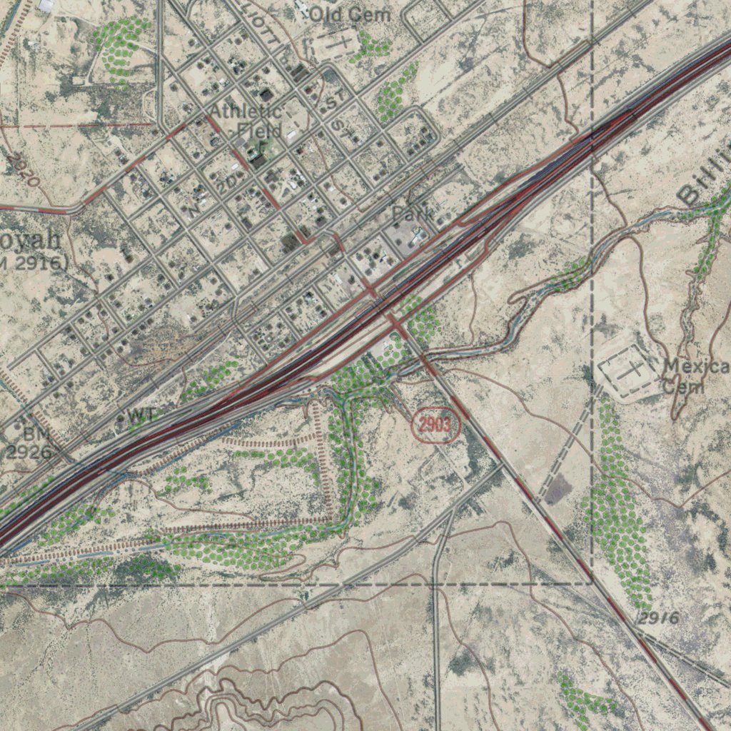 TX-TOYAH: GeoChange 1969-2012 Map by Western Michigan University ...