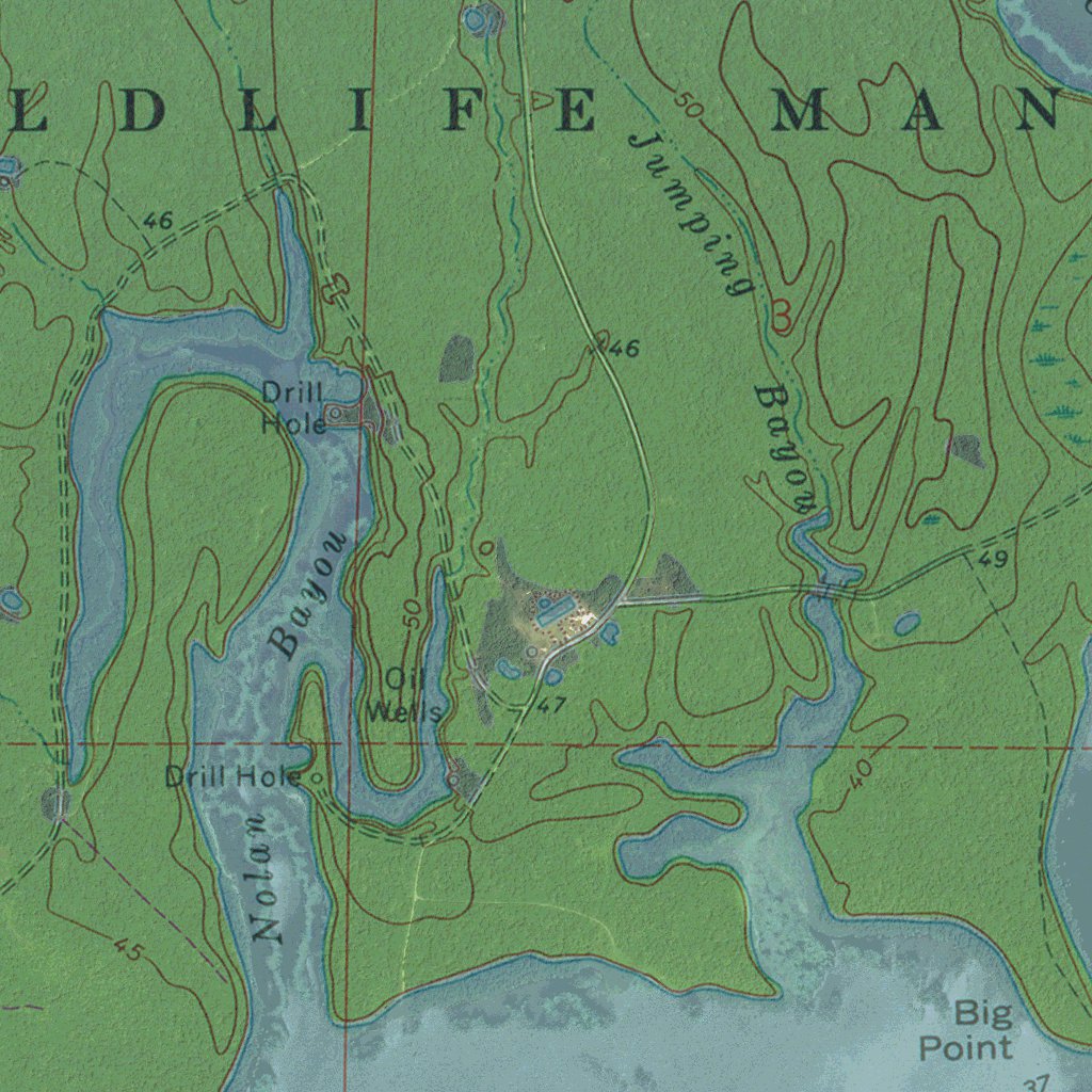 LA-POWELL POINT: GeoChange 1971-2013 Map by Western Michigan University ...