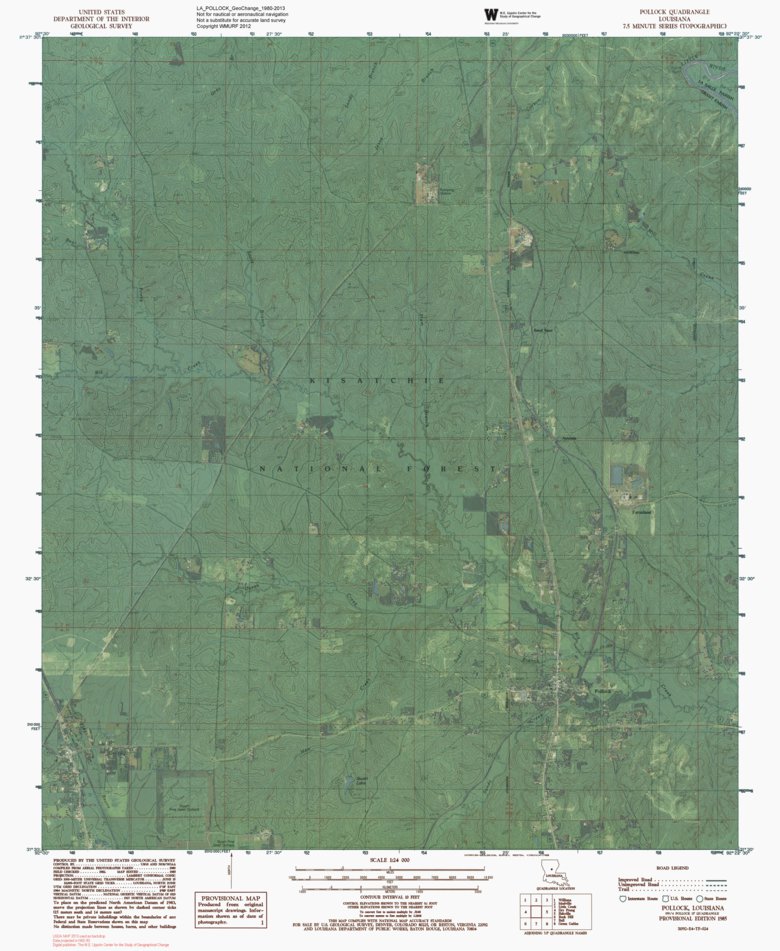 LA-POLLOCK: GeoChange 1980-2013 Map by Western Michigan University ...