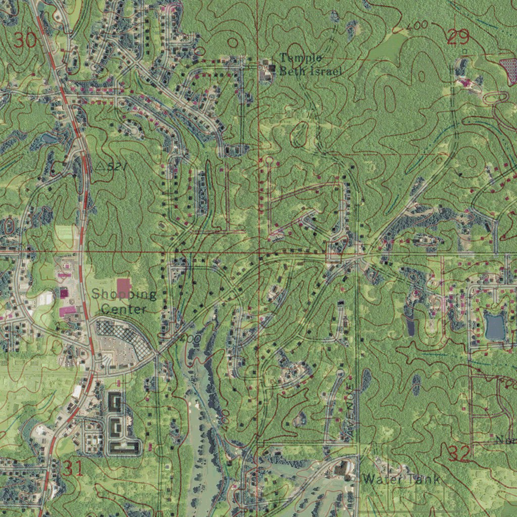 MS-MERIDIAN NORTH: GeoChange 1970-2012 Map by Western Michigan ...