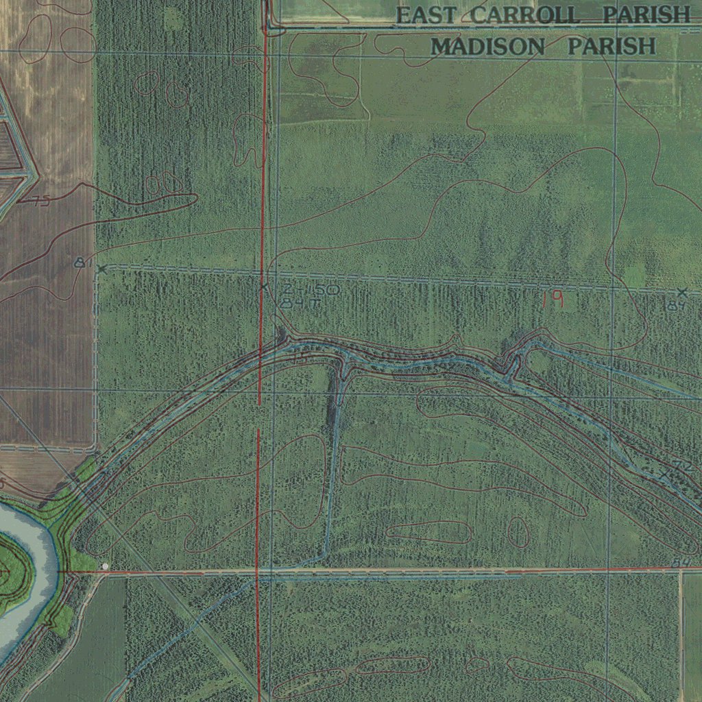 LA-PANTHER LAKE: GeoChange 1982-2013 Map by Western Michigan University ...