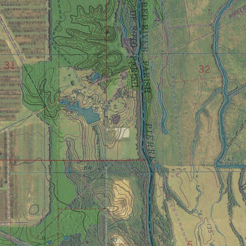 LA-CLEAR LAKE: GeoChange 1974-2013 Map by Western Michigan University ...