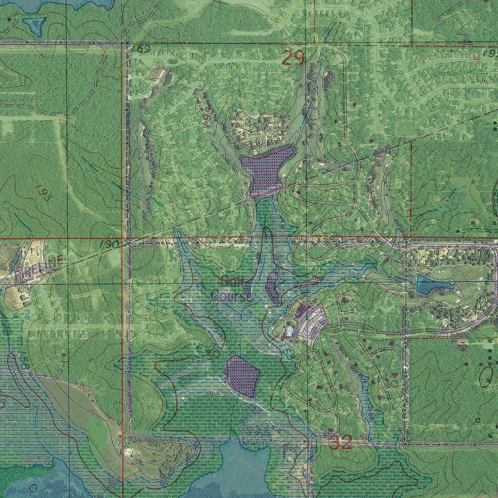 LA-WALLACE LAKE: GeoChange 1974-2013 Map by Western Michigan University ...