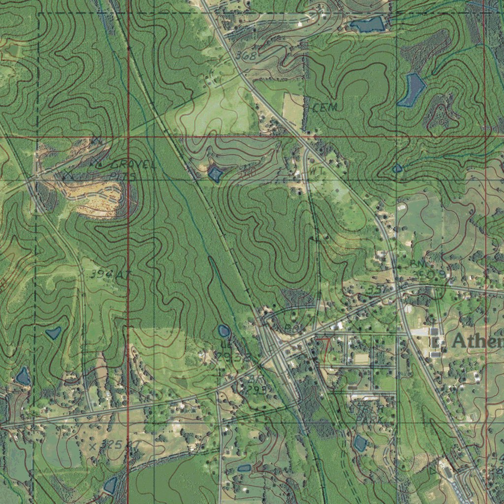 LA-ATHENS: GeoChange 1980-2013 Map by Western Michigan University ...