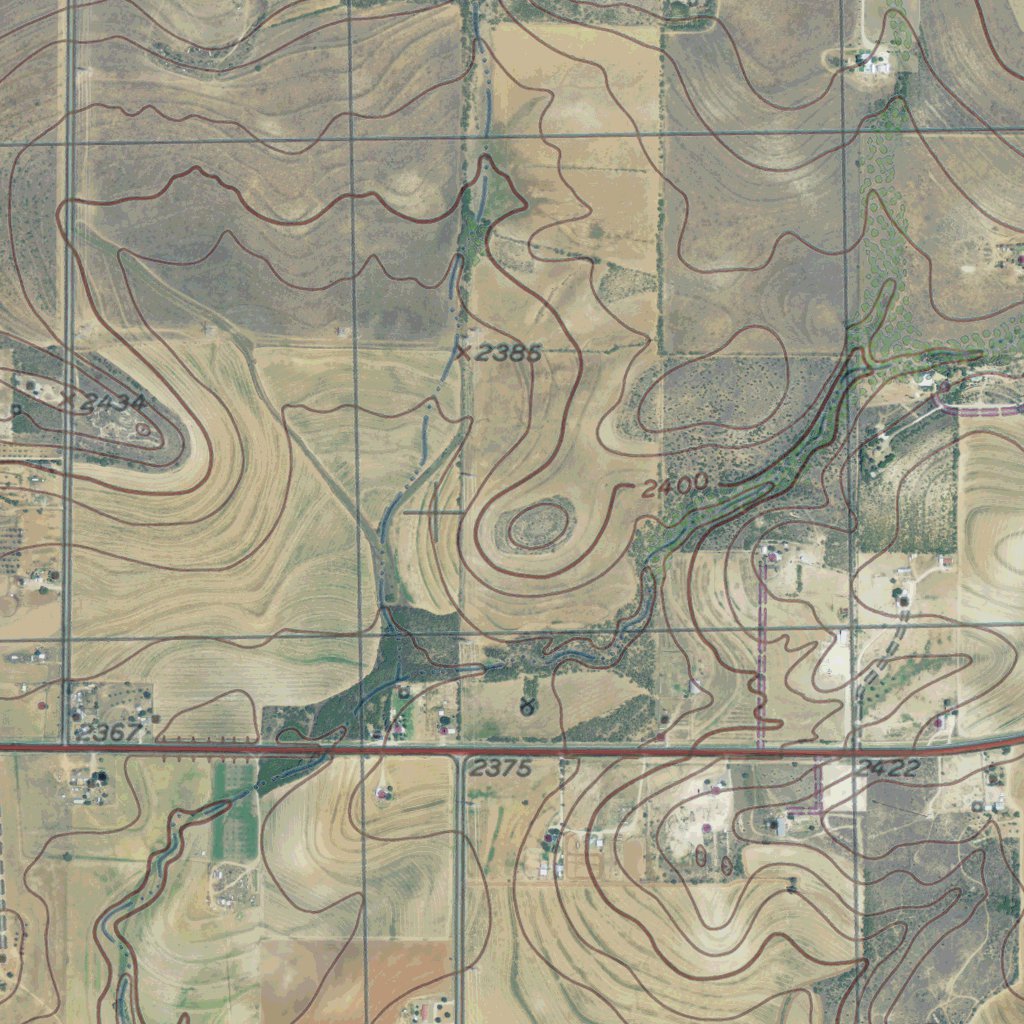 TX-HERMLEIGH: GeoChange 1951-2012 Map by Western Michigan University ...
