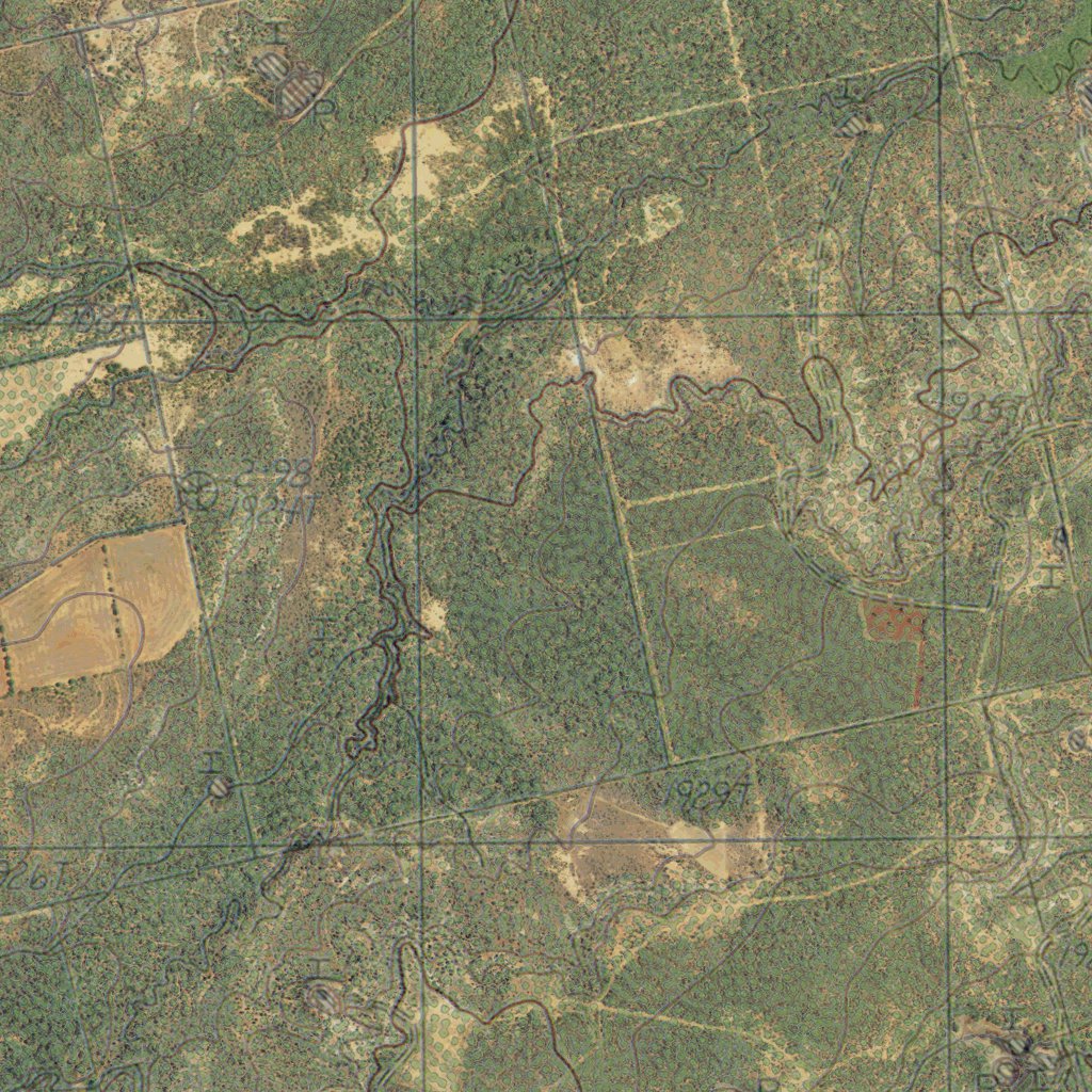 TX-RAVEN CREEK SOUTH: GeoChange 1976-2012 Map by Western Michigan ...
