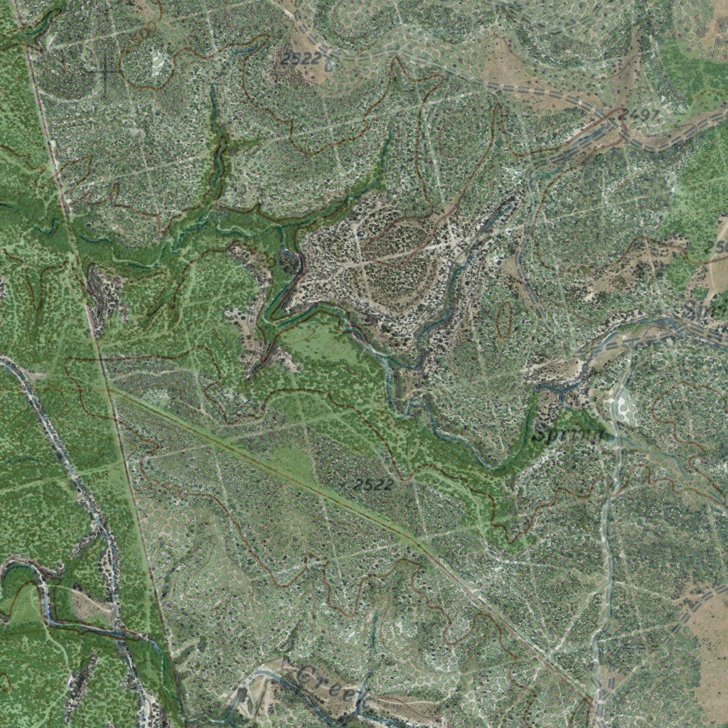TX-LAKE TRAMMELL: GeoChange 1966-2012 Map by Western Michigan ...