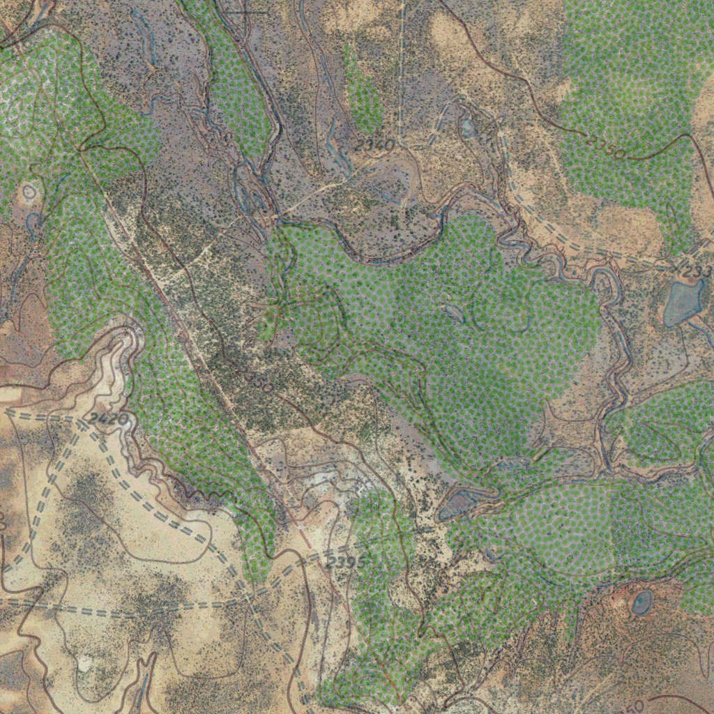 TX-GUNSIGHT DRAW NE: GeoChange 1969-2012 Map by Western Michigan ...
