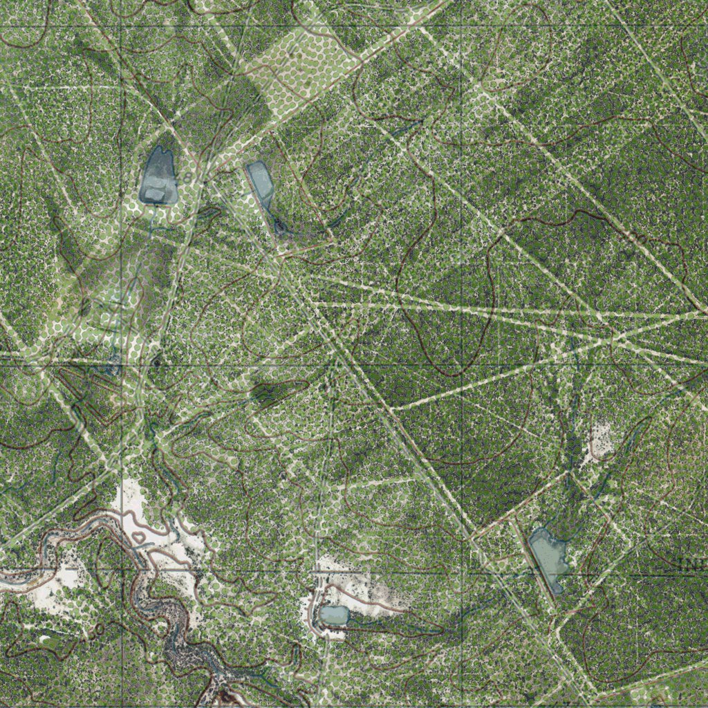 TX-AGUA AZUL CREEK WEST: GeoChange 1974-2012 Map by Western Michigan ...