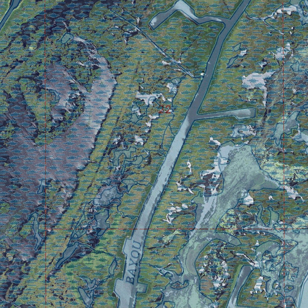 LA-LAKE PENCHANT: GeoChange 1963-2010 Map by Western Michigan ...