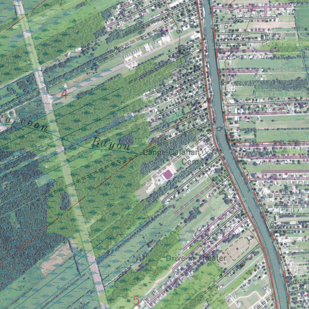 LA-CUT OFF: GeoChange 1962-2010 Map by Western Michigan University ...