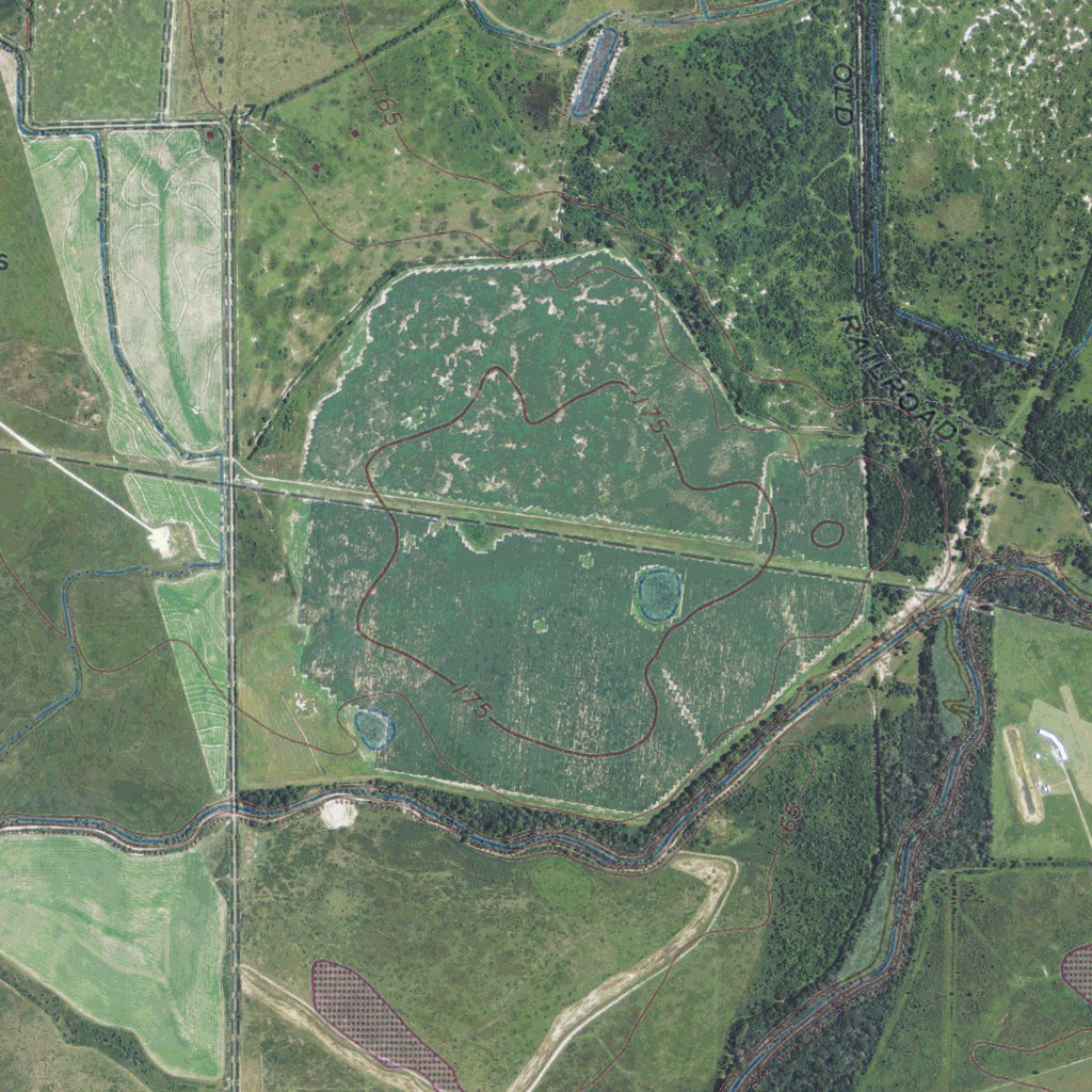 TX-WARREN LAKE: GeoChange 1970-2012 Map by Western Michigan University ...