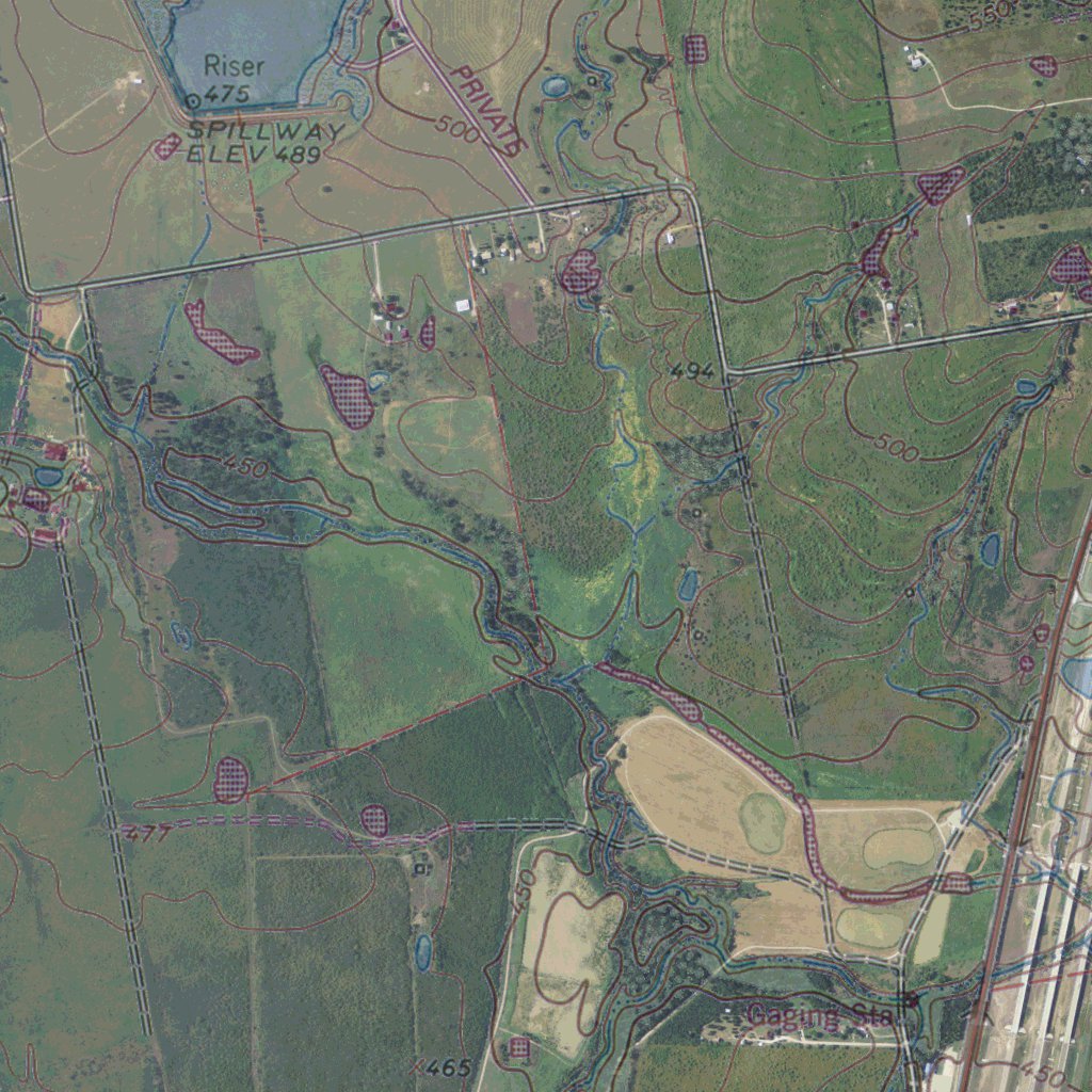 TX-LOCKHART NORTH: GeoChange 1963-2012 Map by Western Michigan ...