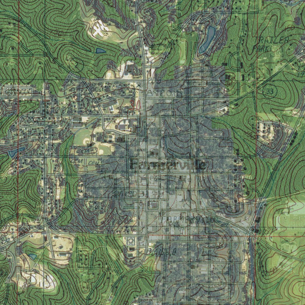 LA-FARMERVILLE: GeoChange 1982-2013 Map by Western Michigan University ...