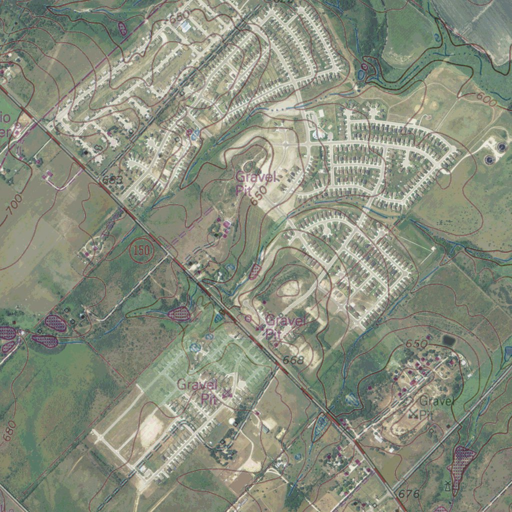 TX-UHLAND: GeoChange 1958-2012 Map by Western Michigan University ...