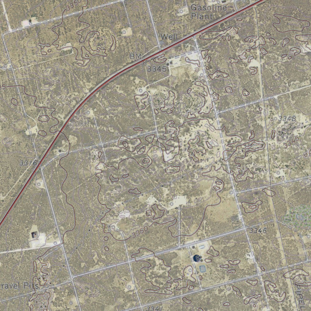 TX-SAND RANCH: GeoChange 1970-2012 Map by Western Michigan University ...