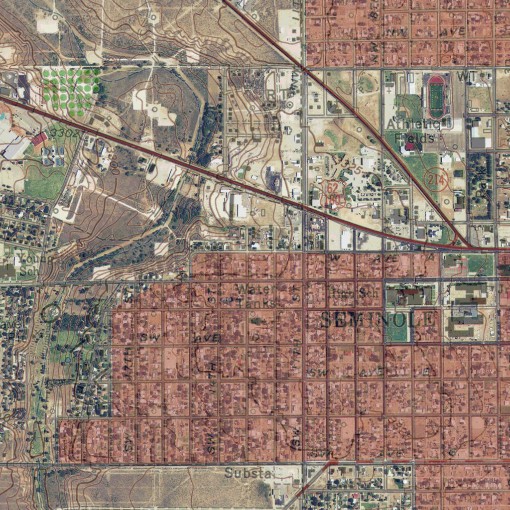 TX-SEMINOLE: GeoChange 1969-2012 Map by Western Michigan University ...