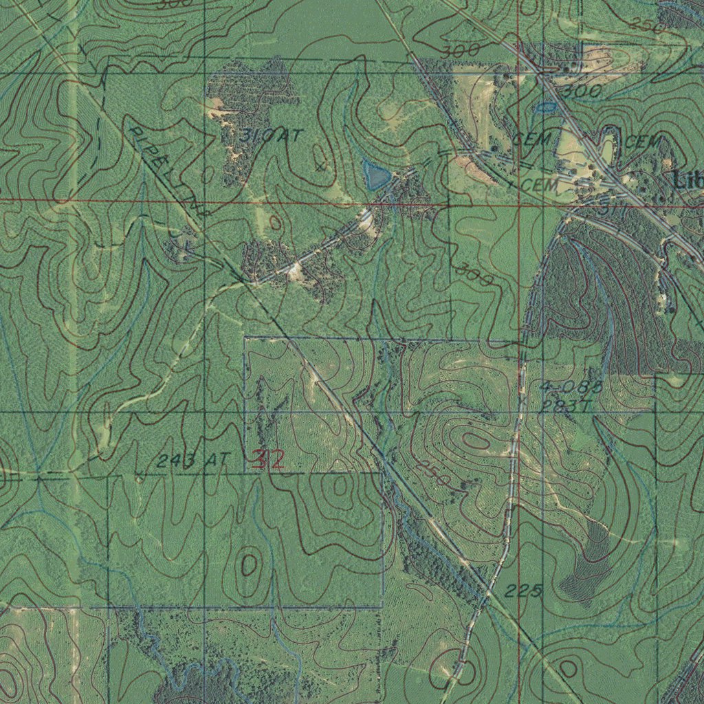 LA-BIENVILLE: GeoChange 1981-2013 Map by Western Michigan University ...