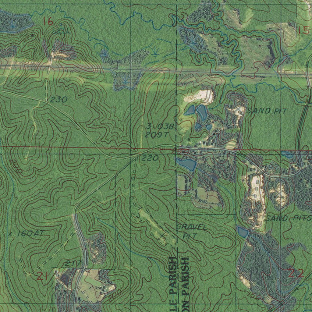 LA-MOUNT OLIVE: GeoChange 1981-2013 Map by Western Michigan University ...