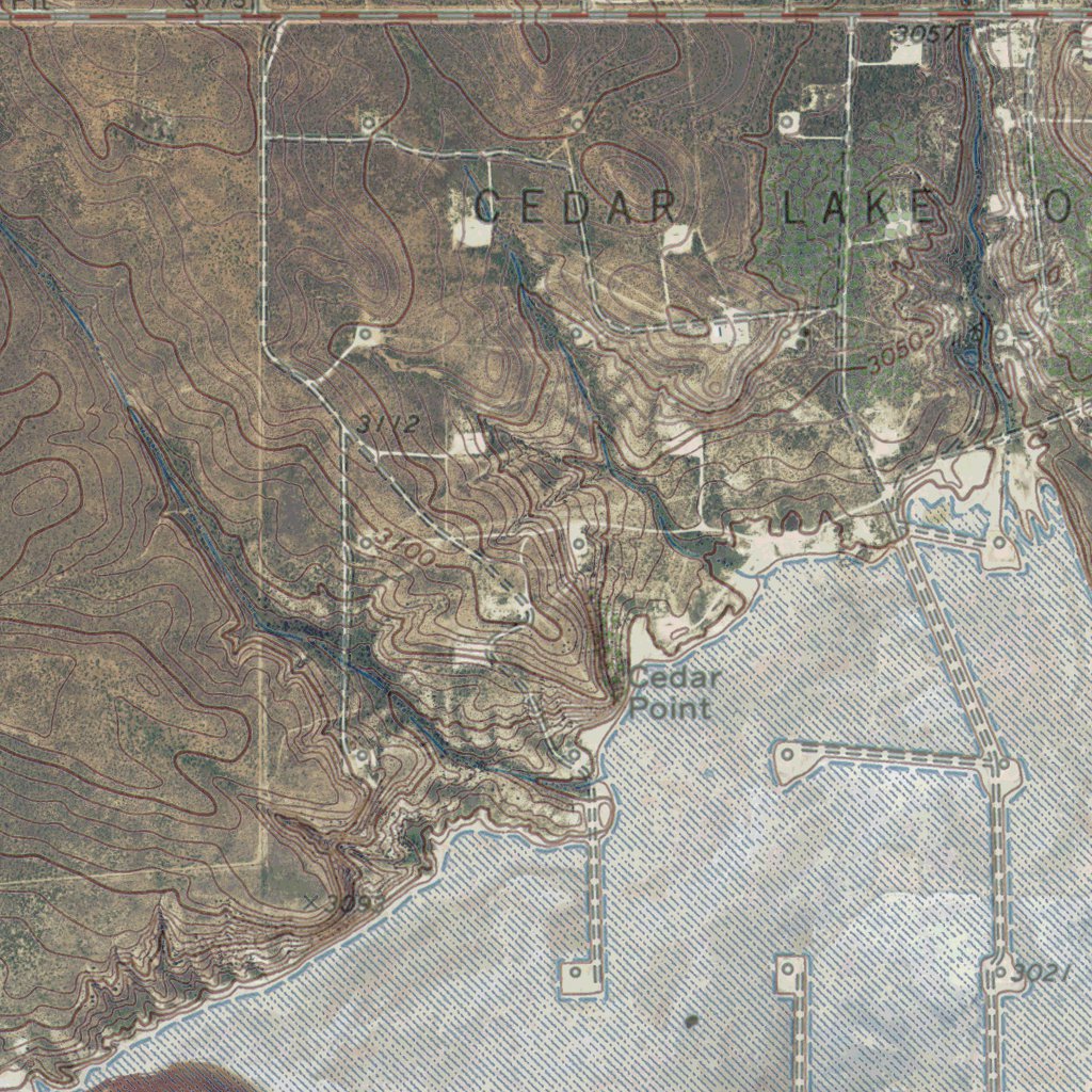 TX-CEDAR POINT: GeoChange 1969-2012 Map by Western Michigan University ...
