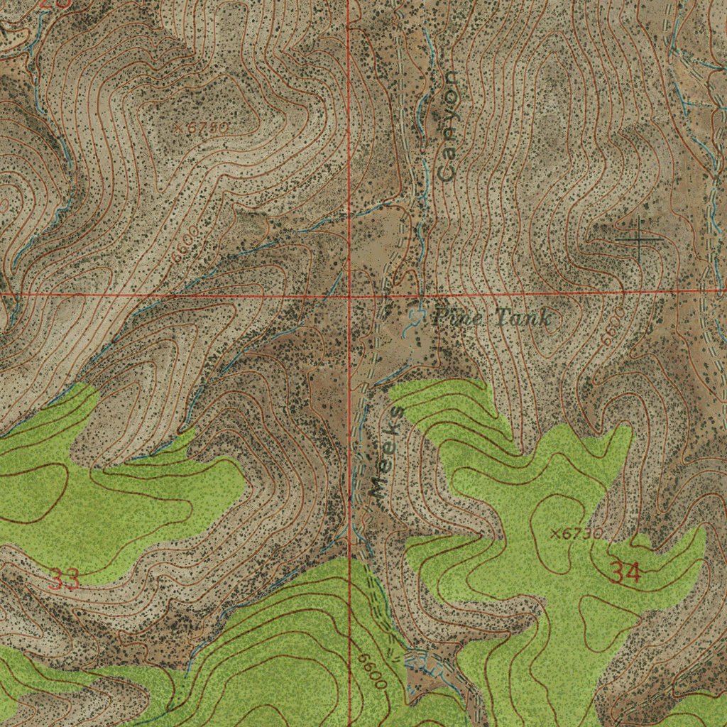 NM-CHIMNEY LAKE: GeoChange 1964-2014 Map by Western Michigan University ...