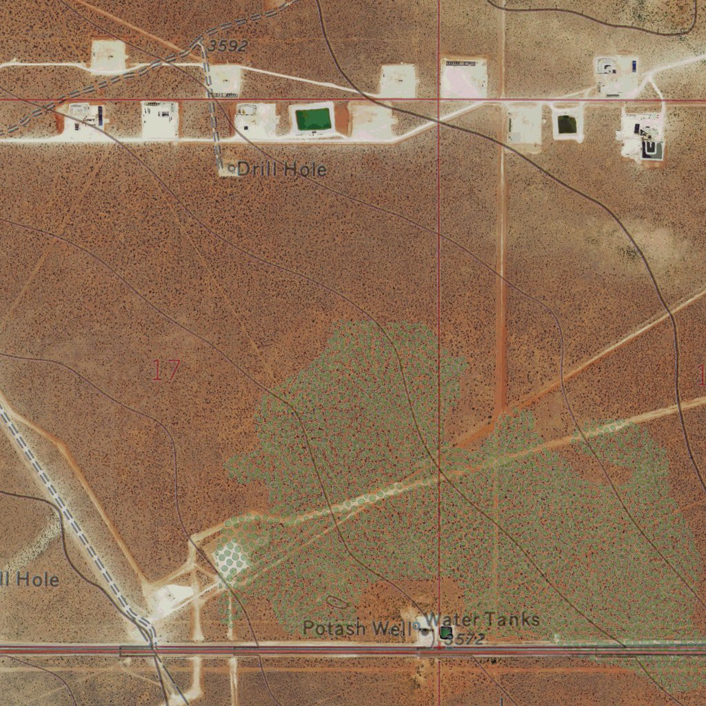 NM-BELL LAKE: GeoChange 1971-2014 Map by Western Michigan University ...