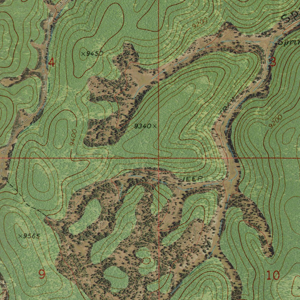 NM-BLUFF SPRINGS: GeoChange 1973-2014 Map by Western Michigan ...