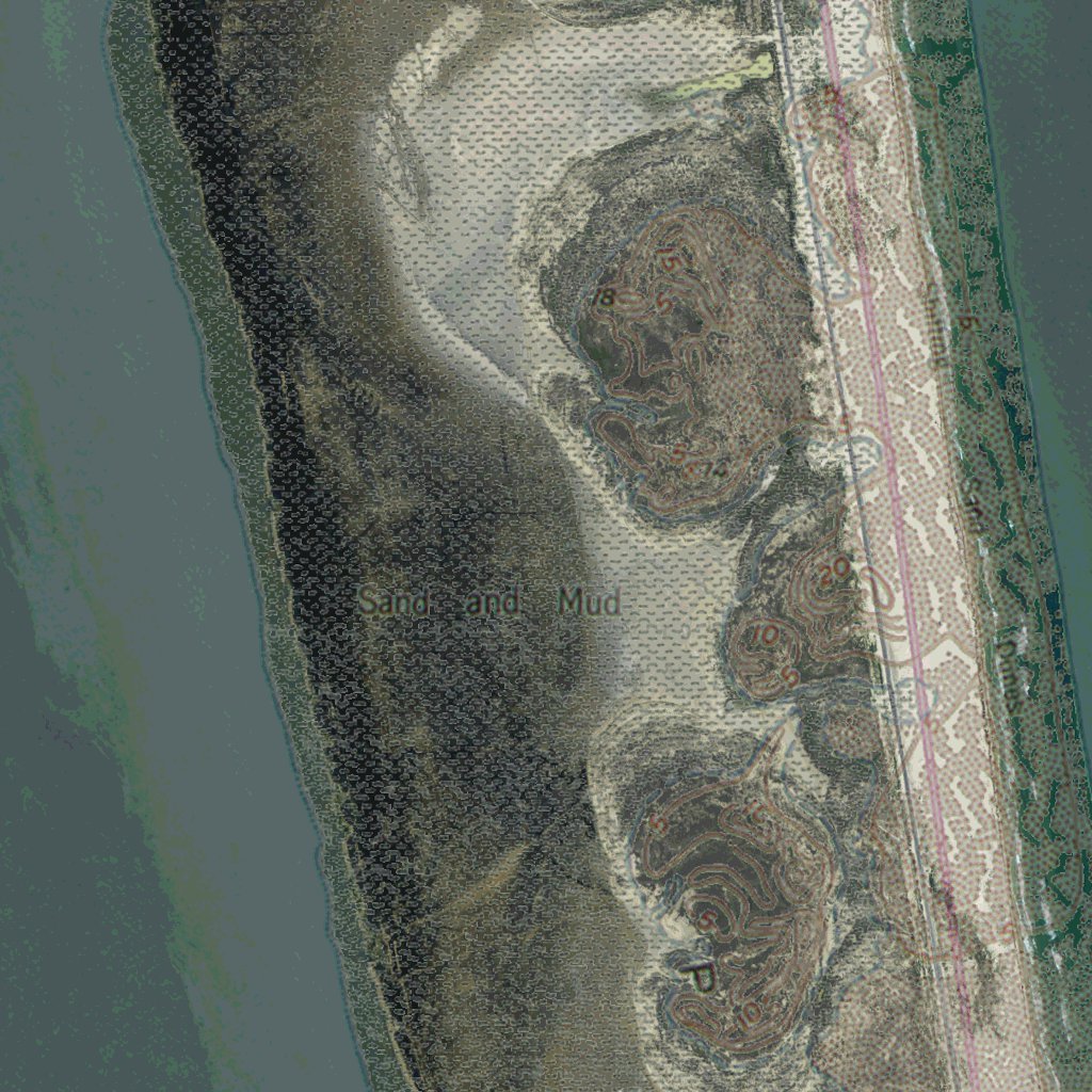 TX-PORT ISABEL NW: GeoChange 1948-2012 Map by Western Michigan ...