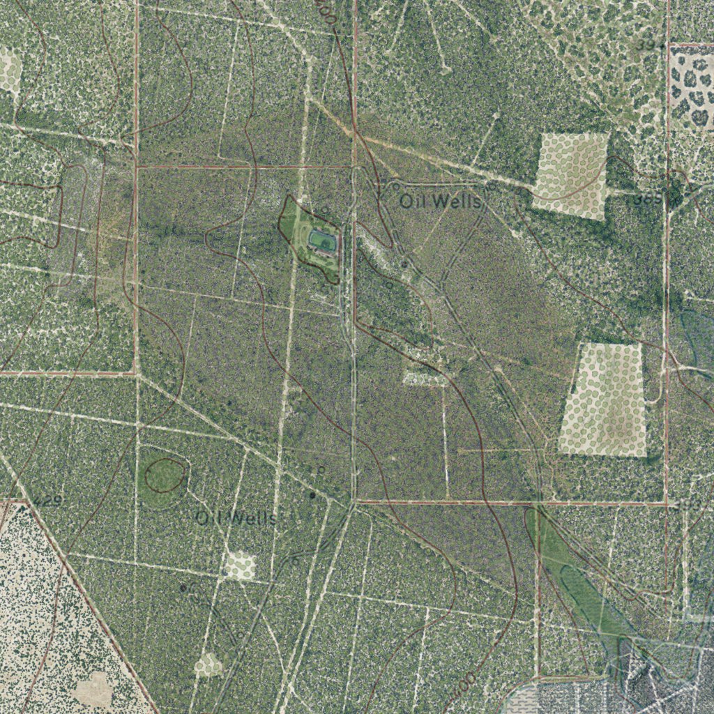 TX-LA GLORIA SW: GeoChange 1970-2012 Map by Western Michigan University ...