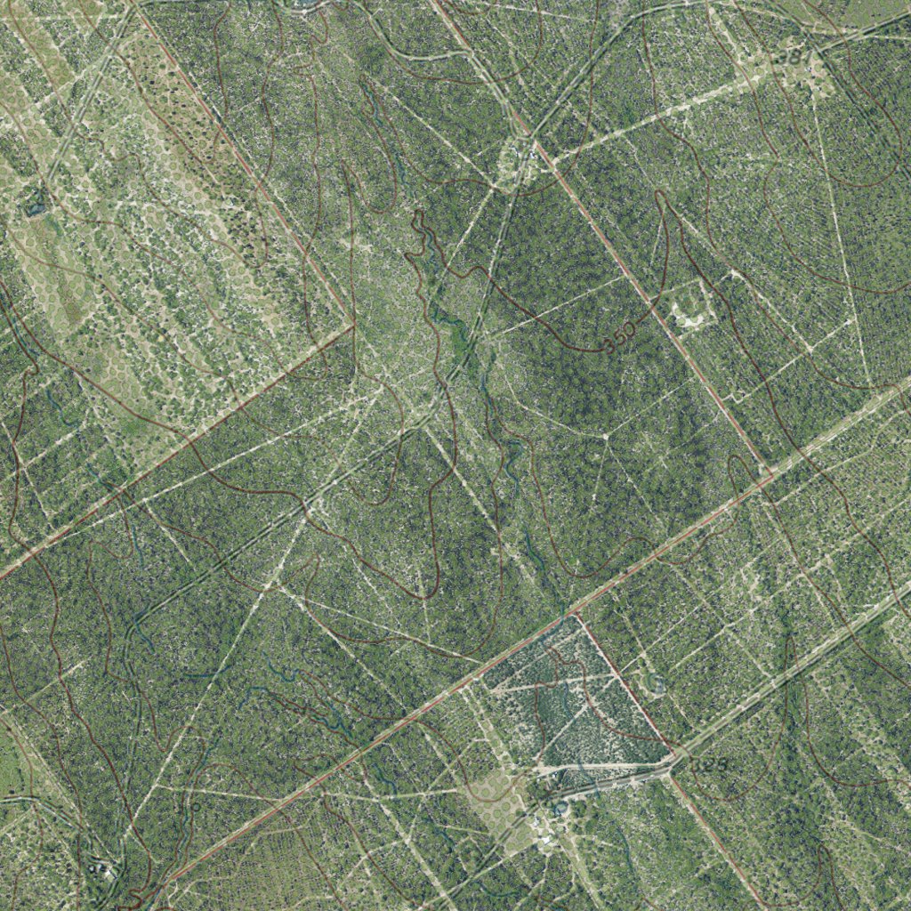 TX-LAS ESCOBAS RANCH: GeoChange 1970-2012 Map by Western Michigan ...