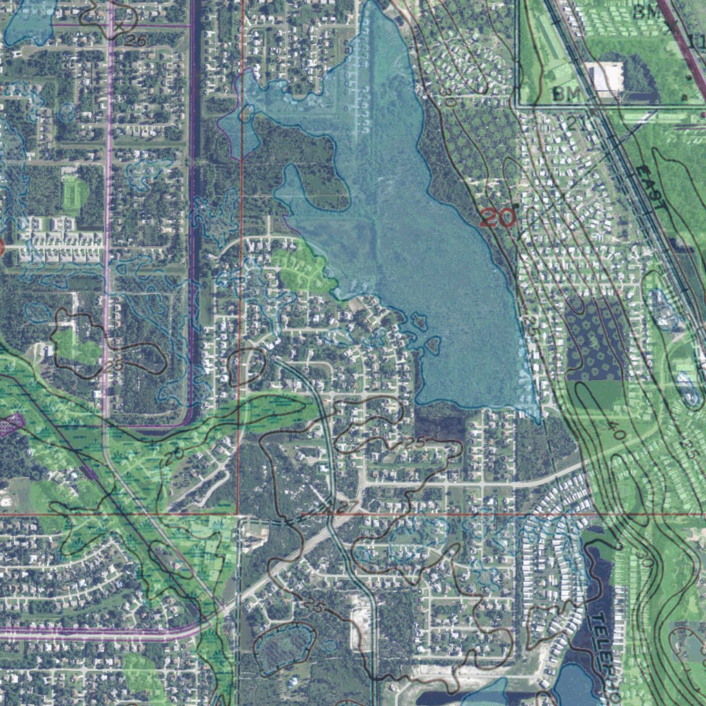 FL-SEBASTIAN: GeoChange 1948-2010 Map by Western Michigan University ...