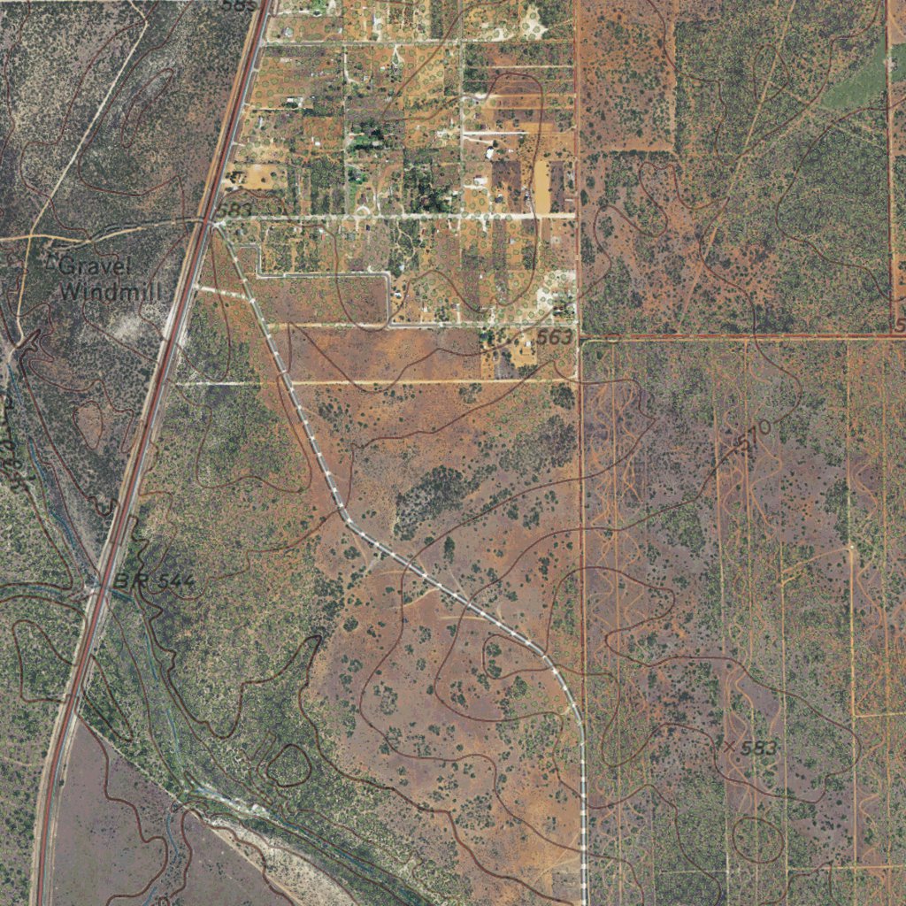 TX-HEBBRONVILLE: GeoChange 1967-2012 Map by Western Michigan University ...