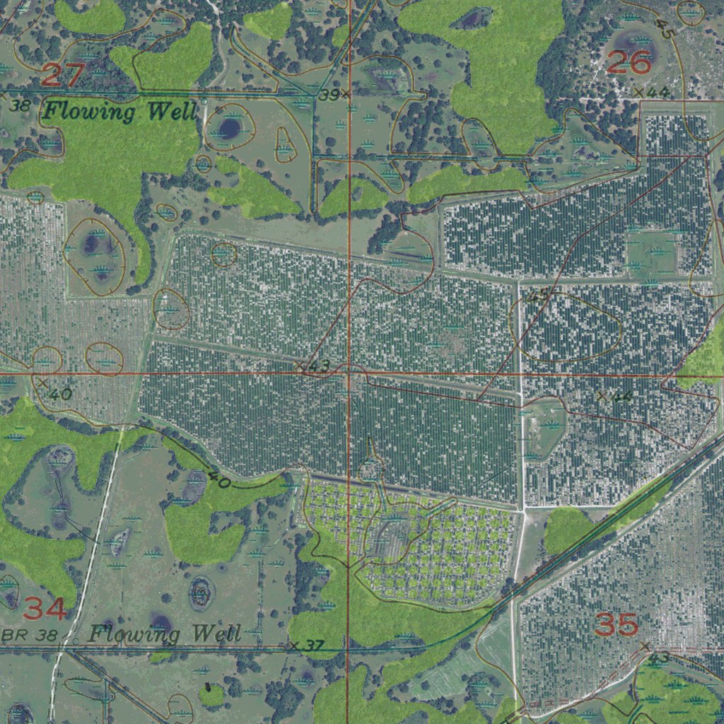 FL-MURDOCK NE: GeoChange 1952-2010 Map by Western Michigan University ...