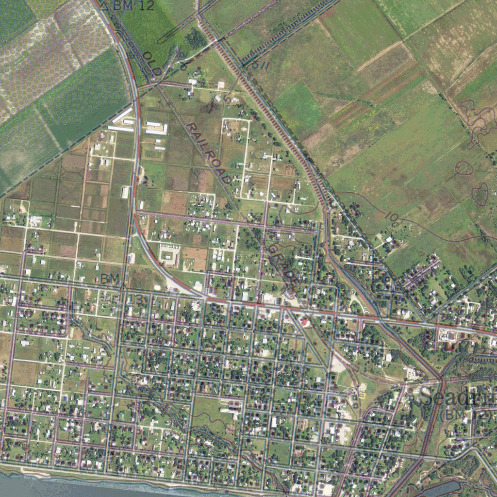 TX-SEADRIFT: GeoChange 1946-2012 Map by Western Michigan University ...