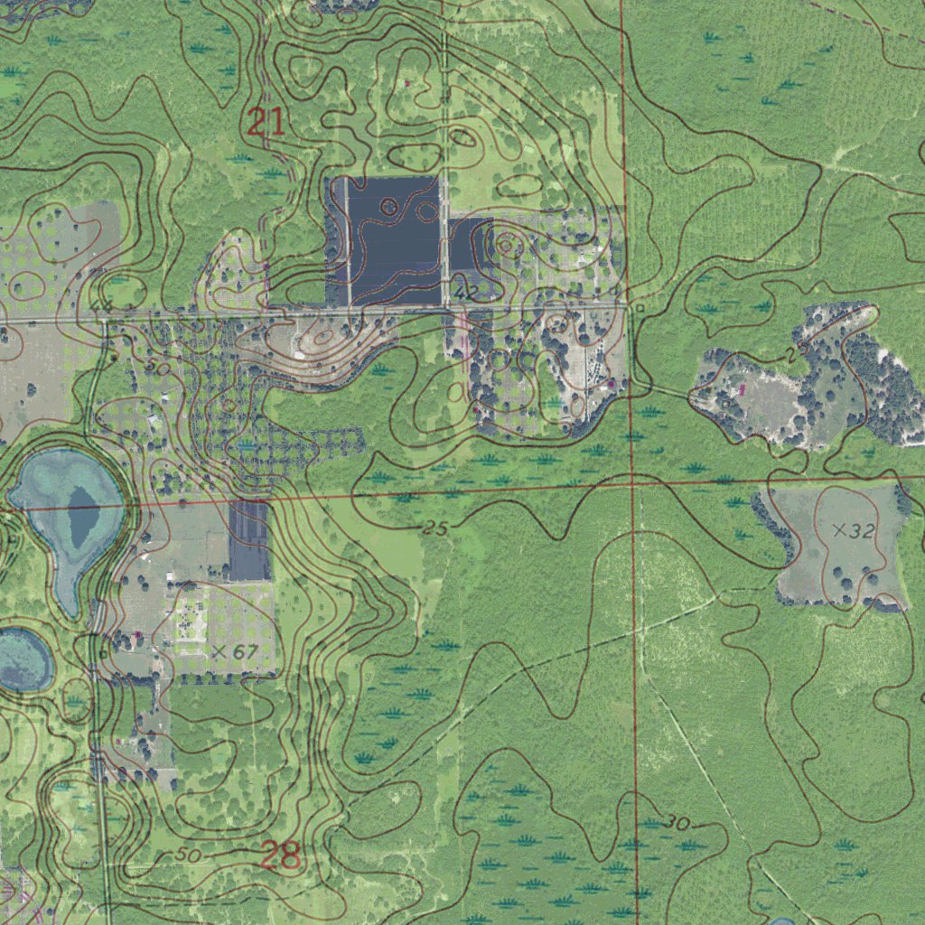 FL-SEVILLE: GeoChange 1969-2010 Map by Western Michigan University ...