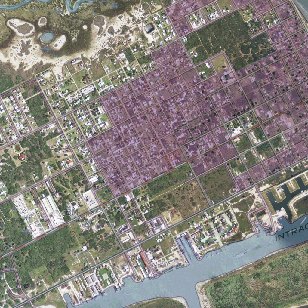 TX-PORT OCONNOR: GeoChange 1946-2012 Map by Western Michigan University ...