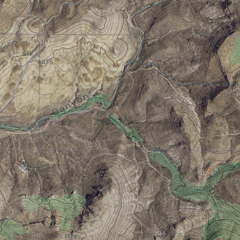 TX-CUESTA DEL BURRO WEST: GeoChange 1974-2012 Map by Western Michigan ...