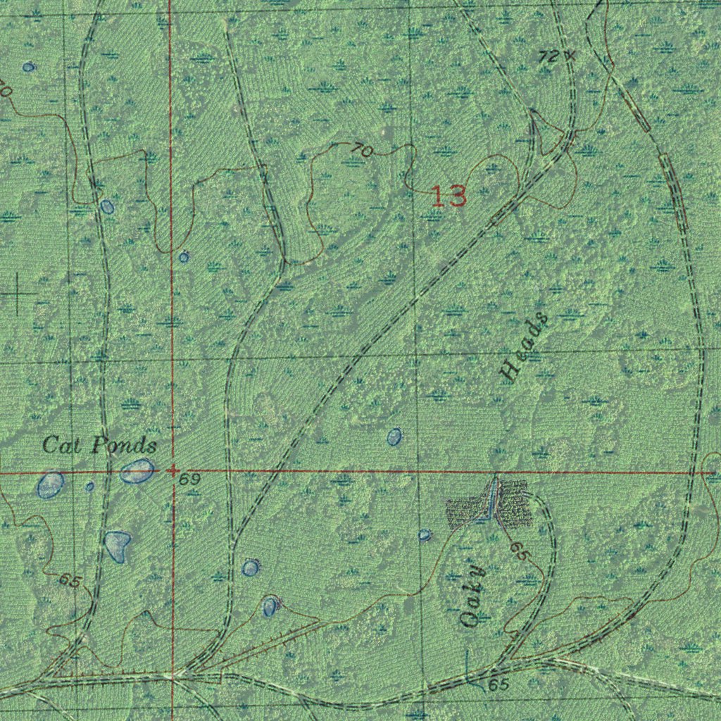 FL-COOKS HAMMOCK: GeoChange 1951-2015 Map by Western Michigan ...
